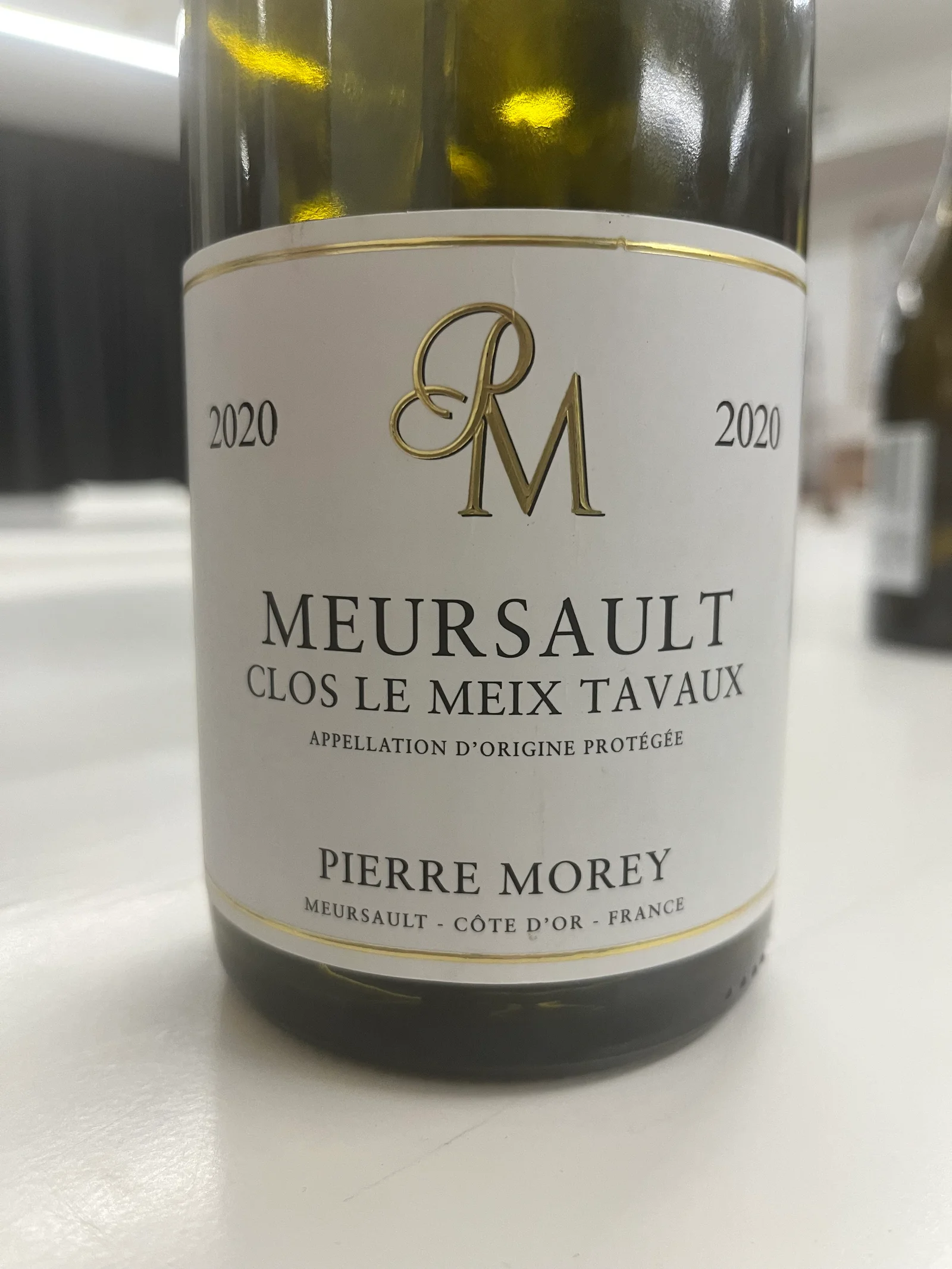 Pierre Morey Meursault Clos le Meix Tavaux 2020 - Barberry Garden